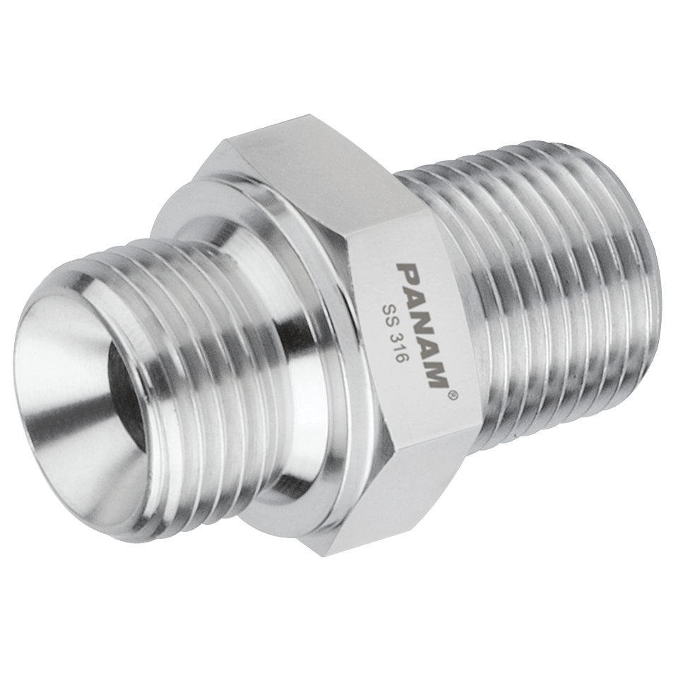 Male x Male Straight Adaptors - Pirtek