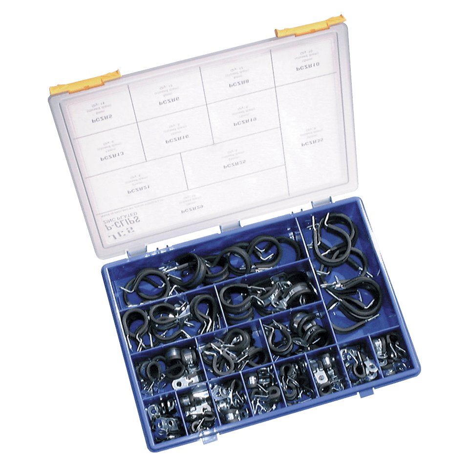 P-Clips Mild Steel Assorted Pack - Pirtek