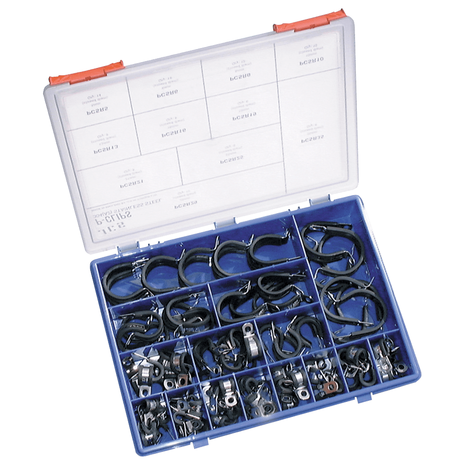 P-Clips Stainless Steel Assorted Pack - Pirtek