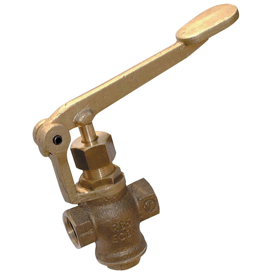 Bronze Self-Closing Lever Globe Valve - Pirtek