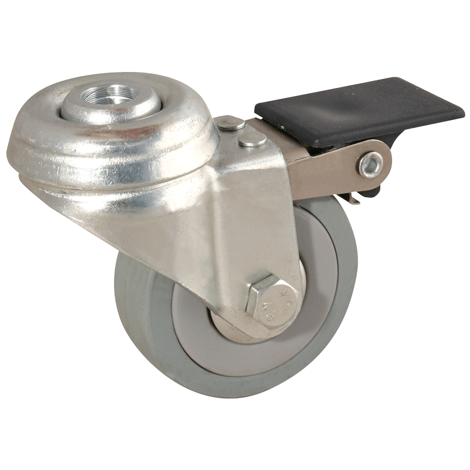 LSV Series Swivel Bolt Hole Fitting Castors - Pirtek