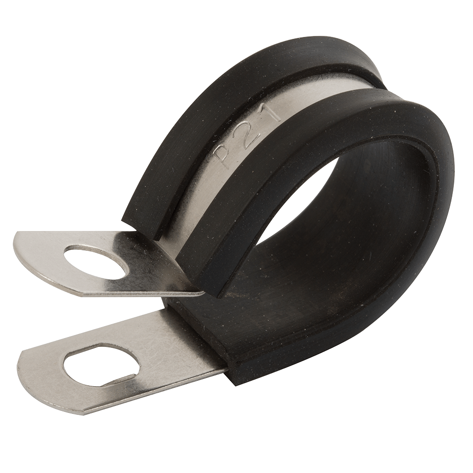 P-clips, 12.7mm Band Width, M6 Fixing Hole - Pirtek
